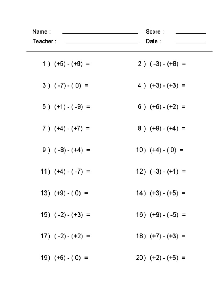Integers | PDF