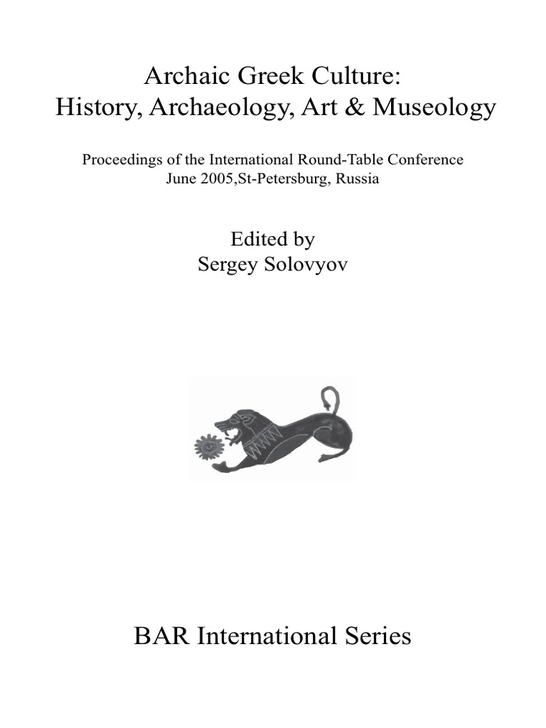 Archaic Greek Culture Art History Archae | PDF | Ancient Corinth ...
