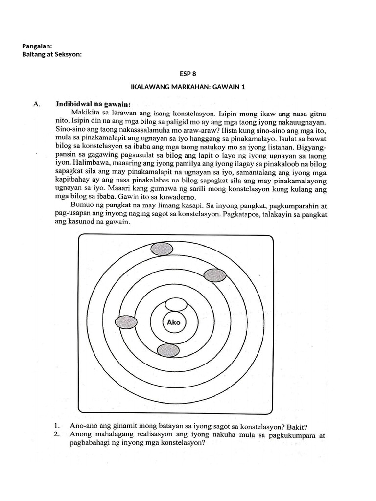Yunit Ii Gawain 1 Esp | PDF
