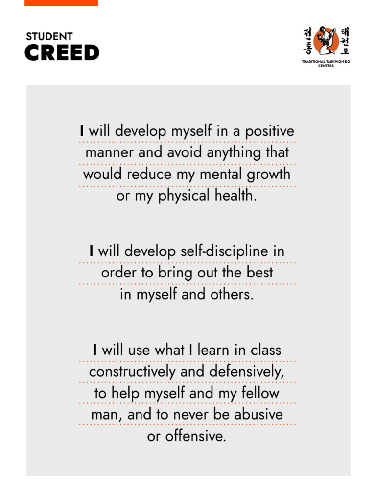 Student Creed | PDF