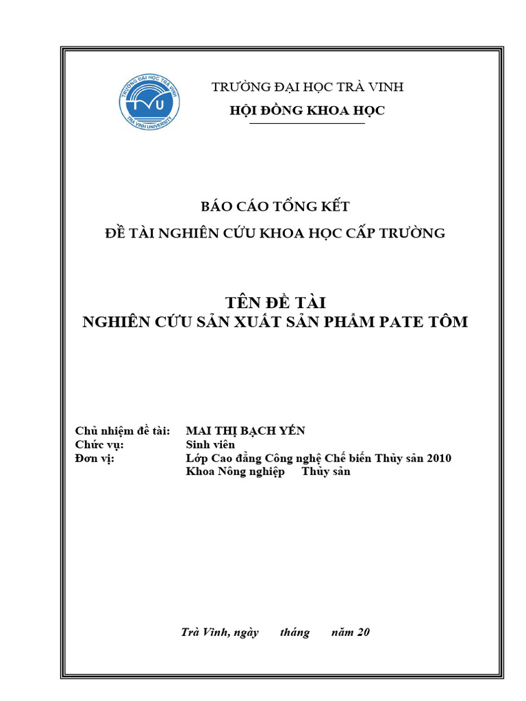Pate tôm | PDF
