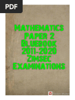 Zimsec 'A' Level Pure Maths Syllabus 2022 | PDF