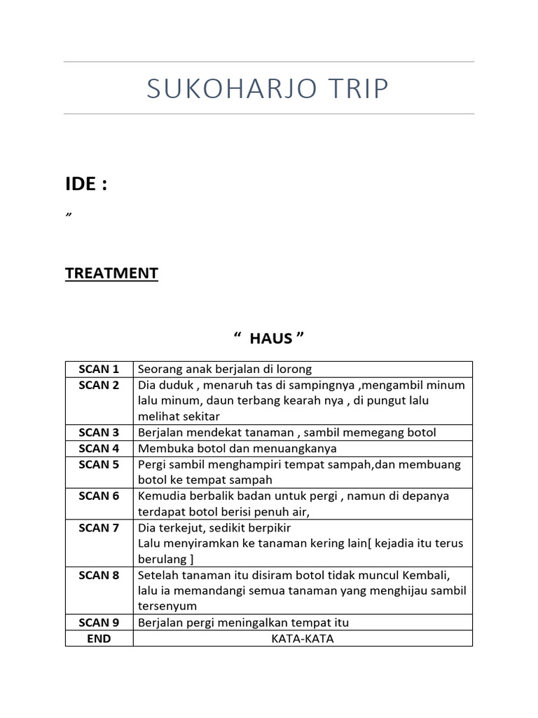 Contoh Tamplet PraProd | PDF