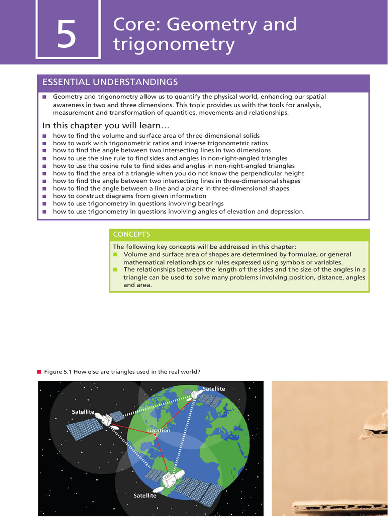 Geometry and Trigonometry | PDF | Sphere | Trigonometry