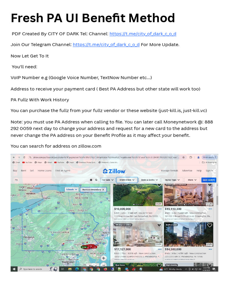 PA UI Benefit Application Guide | PDF