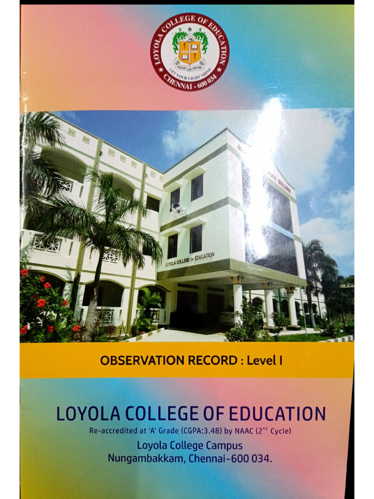 Observation Record - Level 1 | PDF