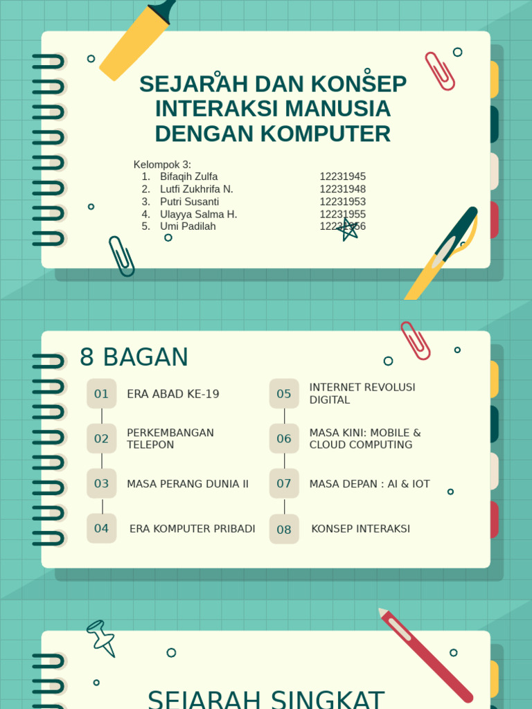 Sejarah Dan Konsep Imk Kel 3 Hci | PDF