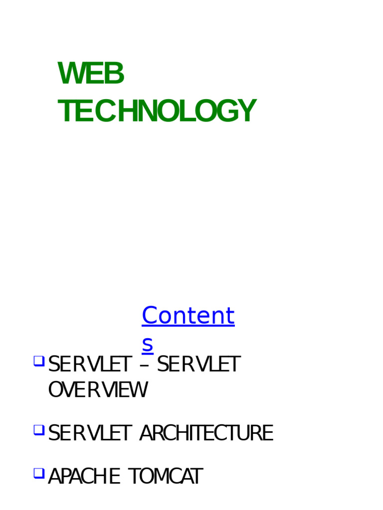Servlets -Servlet Overview and Architecture(unit 5) | PDF | Http Cookie ... Servlets -Servlet Overview and Architecture(unit 5) | PDF | Http Cookie ...