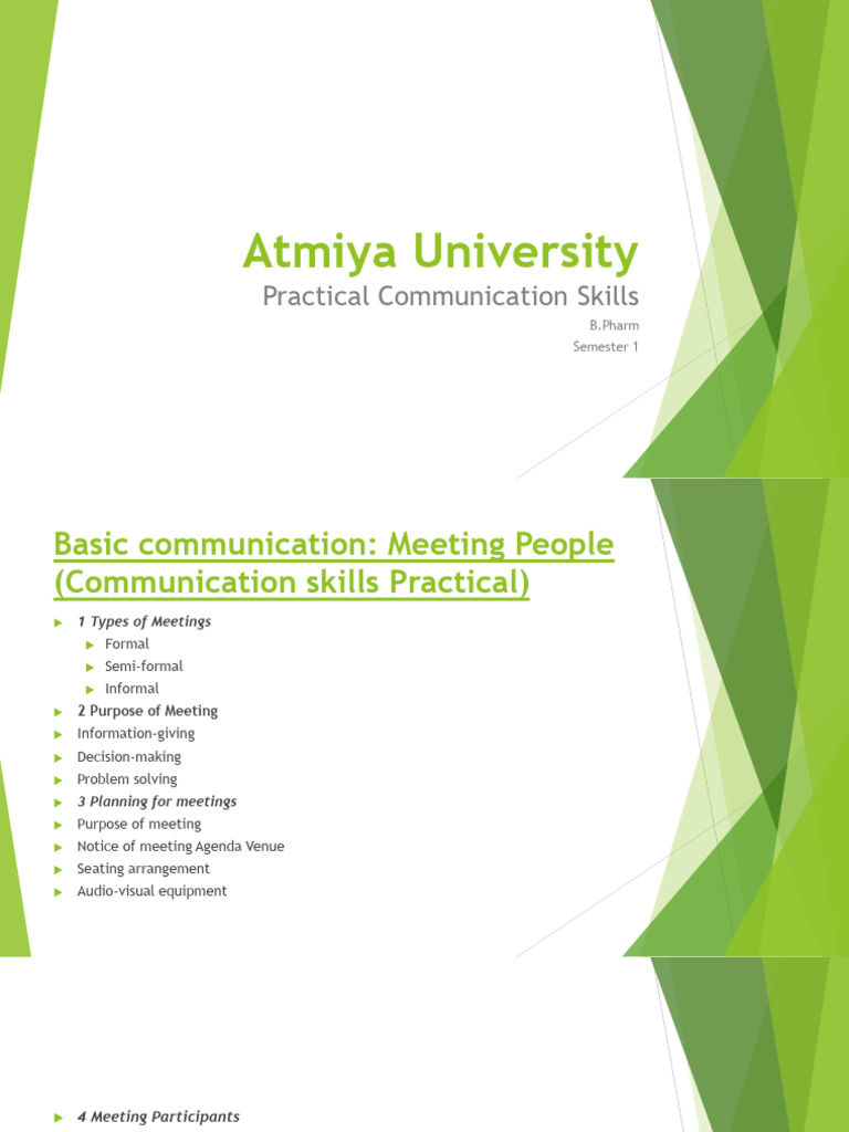 Practical Communication Skill | PDF | Body Language | Communication