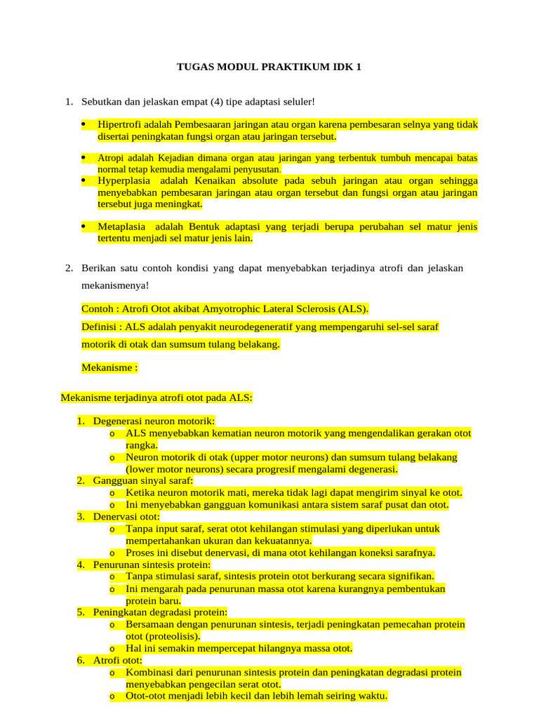 Tugas - Modul - Achmad - Zulfikar NEW, IDK | PDF | Kesehatan Holistik | Sains & Matematika