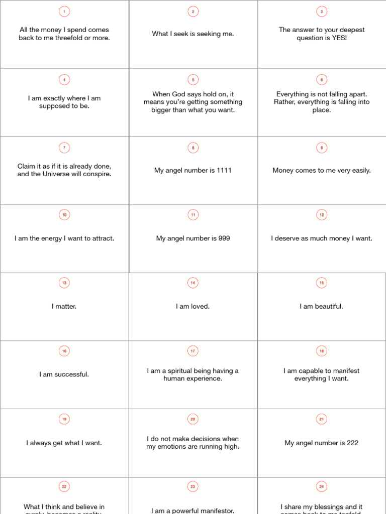 BIG CARDS OF MESSAGES | PDF