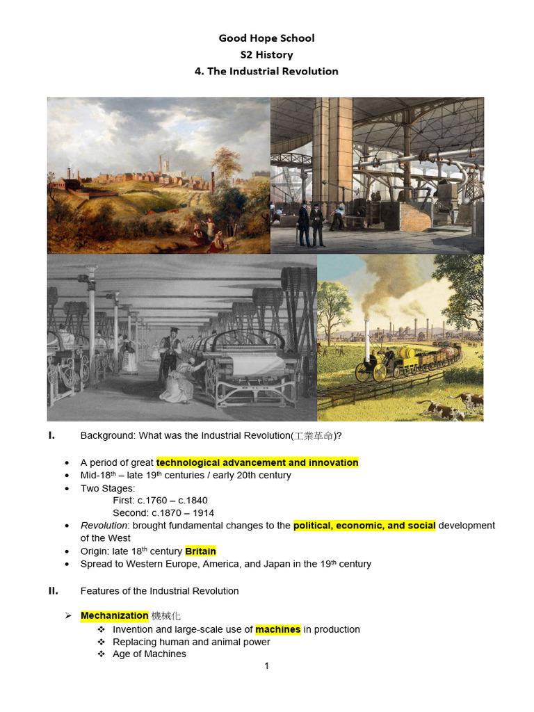 Industrial Revolution | PDF | Industrial Revolution | Steam Engine