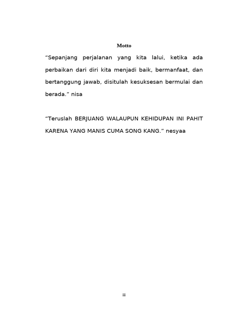 4. Motto KTI | PDF