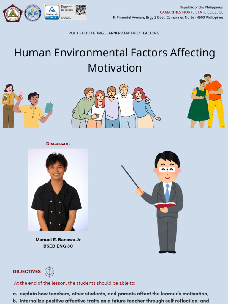 Human Environmental Factors | PDF | Teachers | Learning