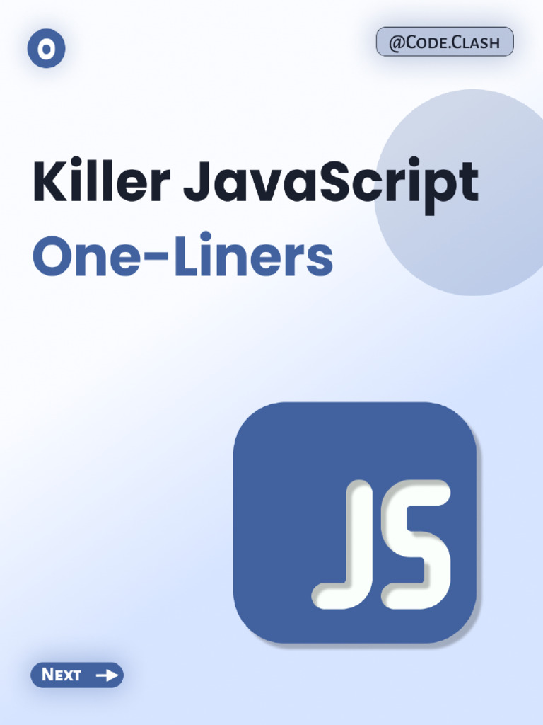 Javascript One-liners | PDF