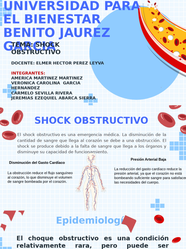 Shock Obstructivo | PDF | Embolia | Corazón