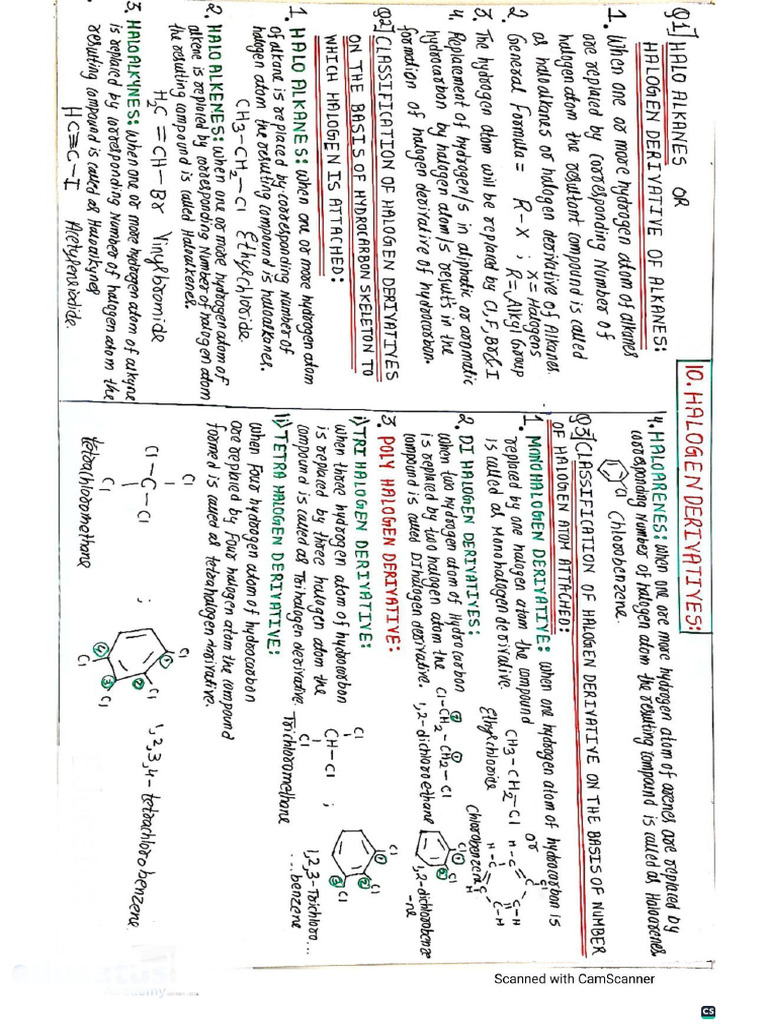 Halogen Derivative | PDF