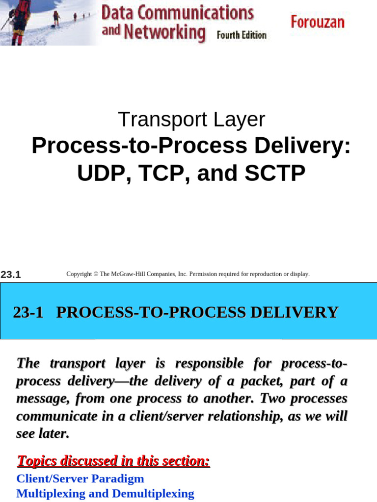 Transport Layer TCP UDP SCTP 3 Way Handshake | PDF | Transmission Control Protocol | Internet ...