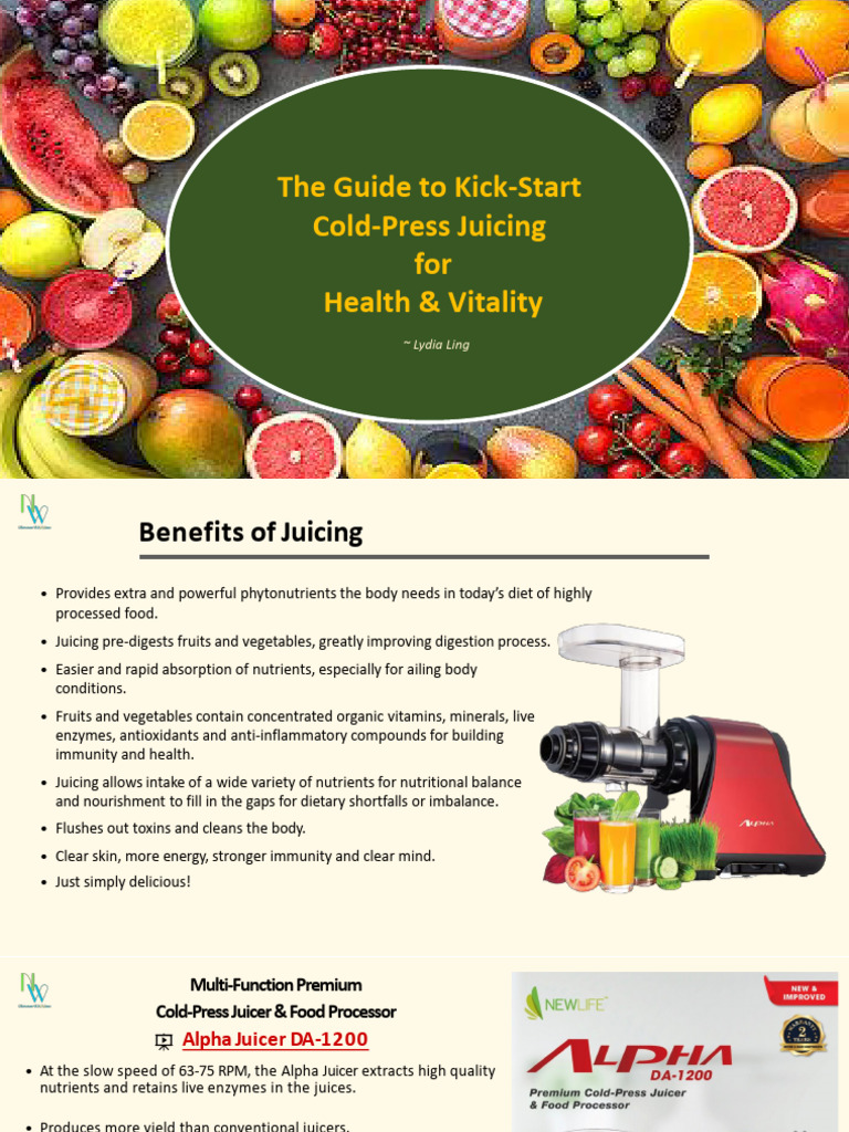 NW Juice Concoction 220224-1 | PDF | Vegetables | Nutrients