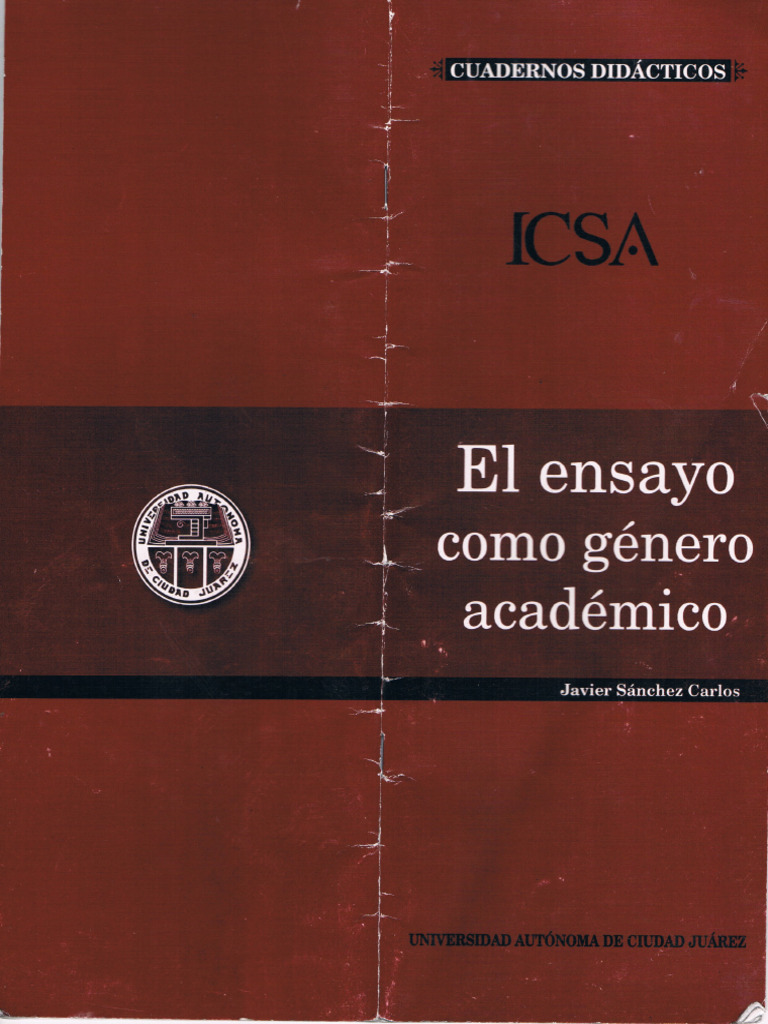 SÃ¡nchez, C. (2009) - El Ensayo Como Genero Acadã©mico. Biblioteca Rambell | PDF