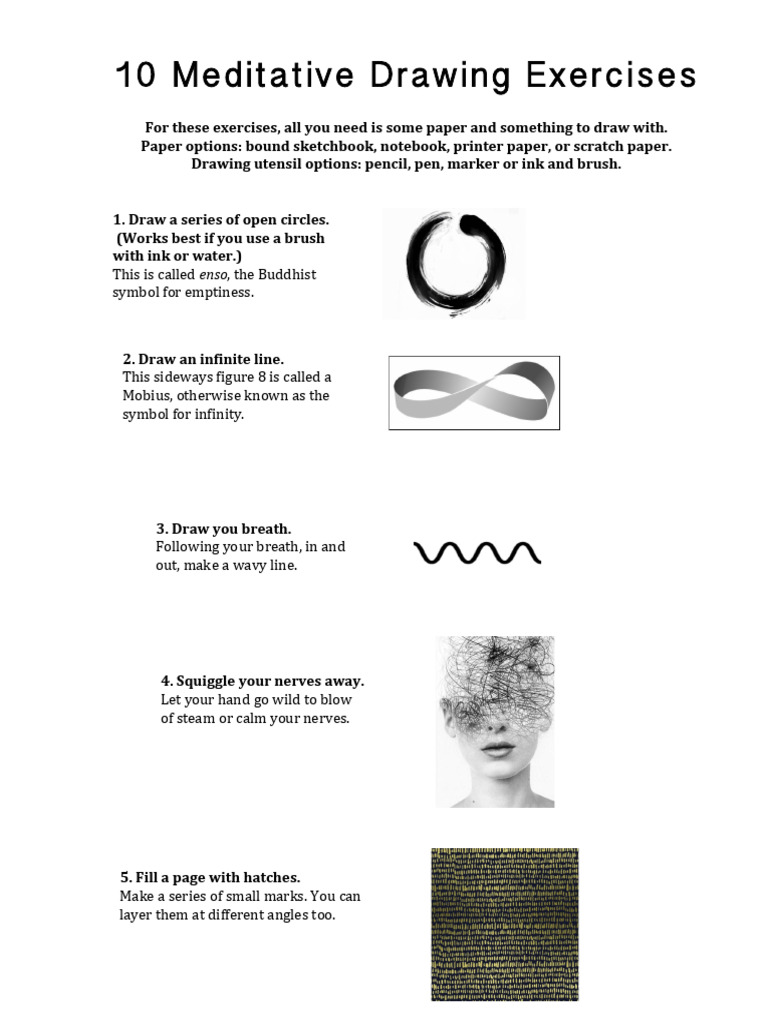 10 Meditative Drawing Exercises | PDF