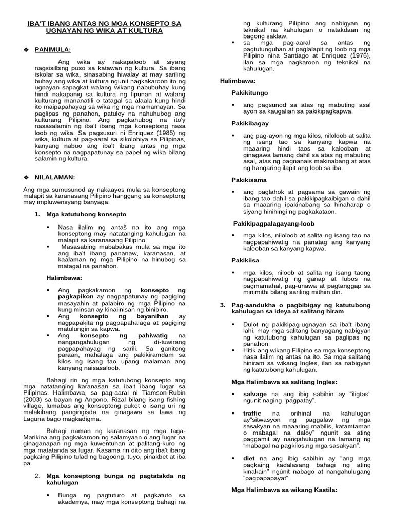 Introduksiyon Sa Pagsasalin Reviewer | PDF