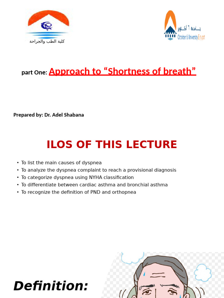 Lecture Two Modified Sob and Palpitations | PDF | Diseases And ...