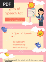 Searle's Classification of Speech Act | PDF | Semiotics | Human Communication