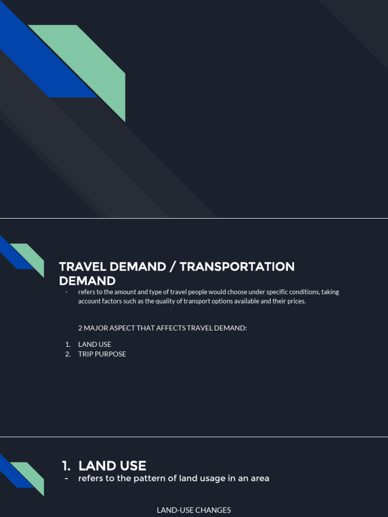 Module 5 - Introduction-To-Travel-Demand-Forecasting | PDF | Transport | Forecasting
