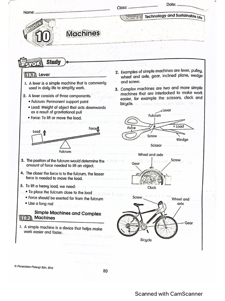 Exercise P4 C10 Machine | PDF
