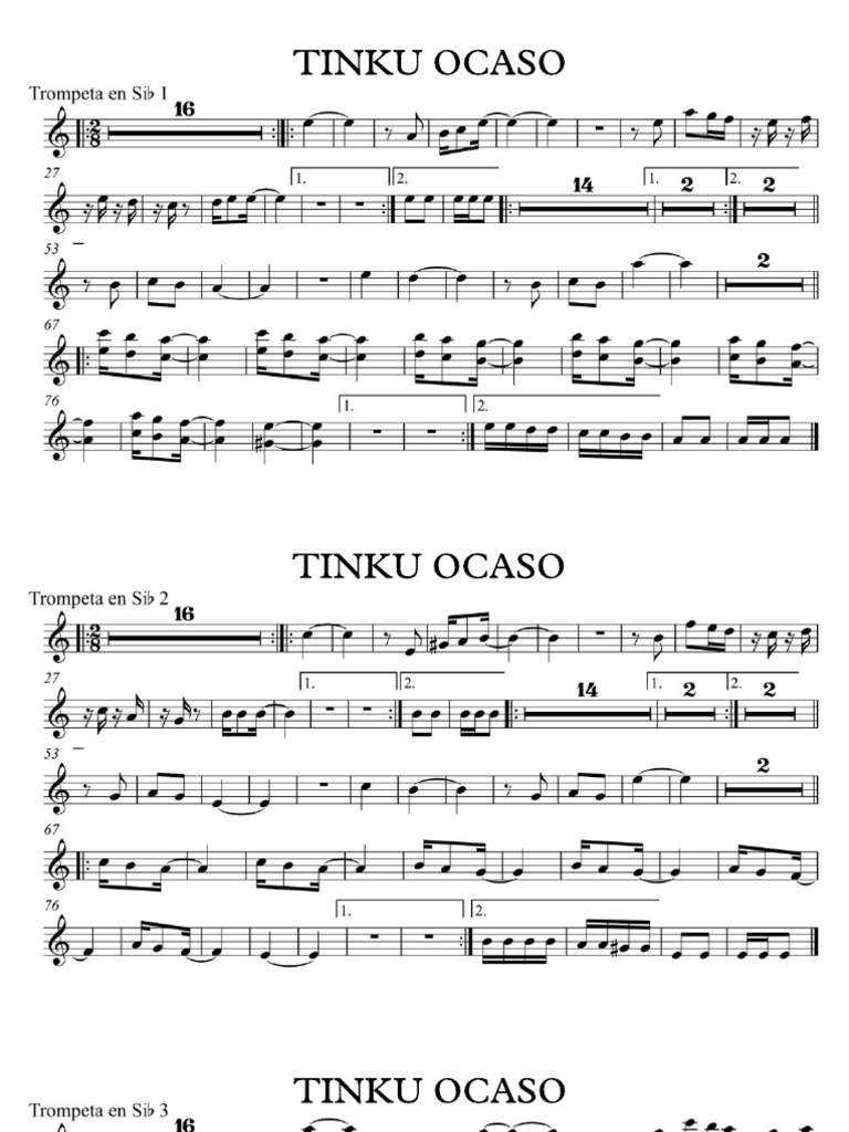 Tinku Ocaso - Tpts | PDF
