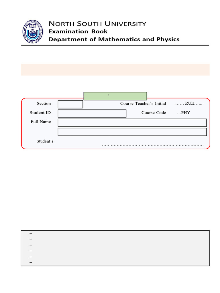 Assignment 01 (PHY-107) - 209915892 | PDF | Force | Acceleration
