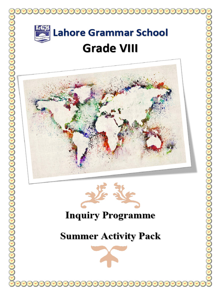 Grade 8 Inquiry Holiday Homework f | PDF | Intelligence (AI) & Semantics | Artificial Intelligence