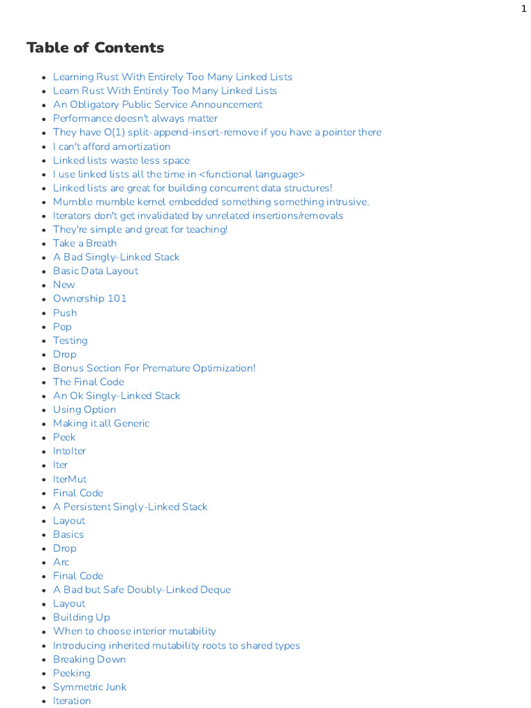 rust_linked_list_light | PDF | Pointer (Computer Programming ... rust_linked_list_light | PDF | Pointer (Computer Programming ...