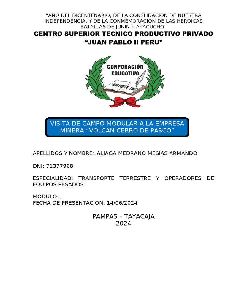 Cerro de Pasco | PDF | Economias