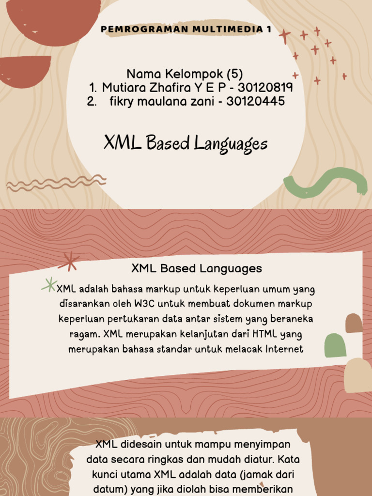 XML Based Languages | PDF