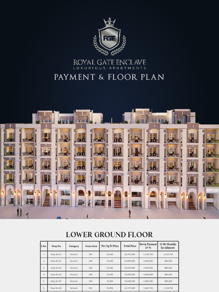 Royal Gate Enclave PAYMEN PLAN | PDF