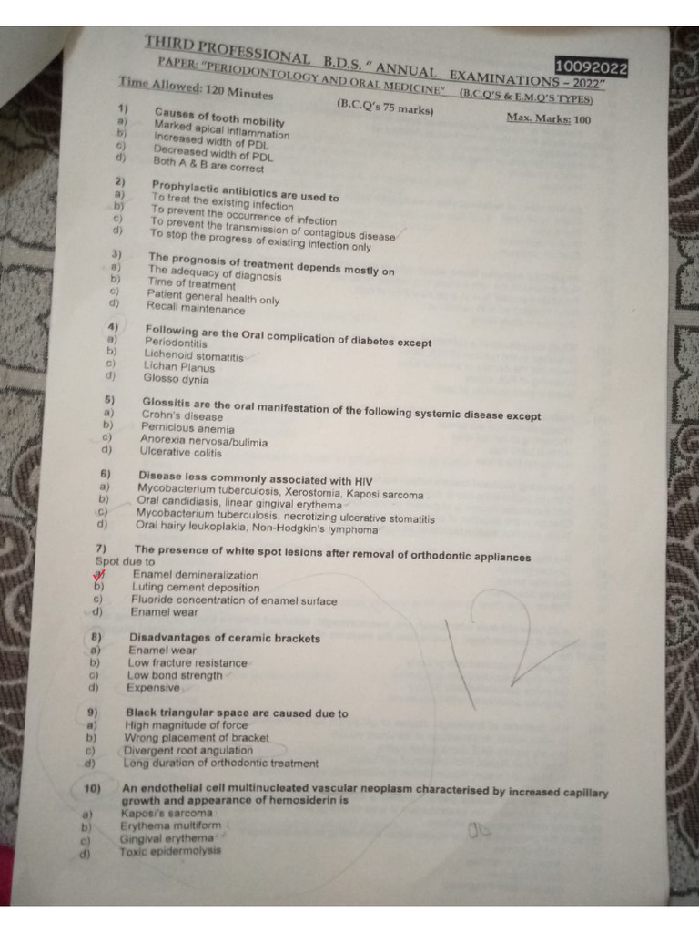 Perio Proff 2022 | PDF