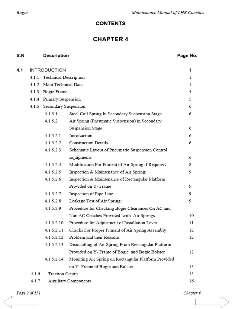 1619160562753-Maintenance Manual for LHB Coaches(5) (1) | PDF | Brake ...
