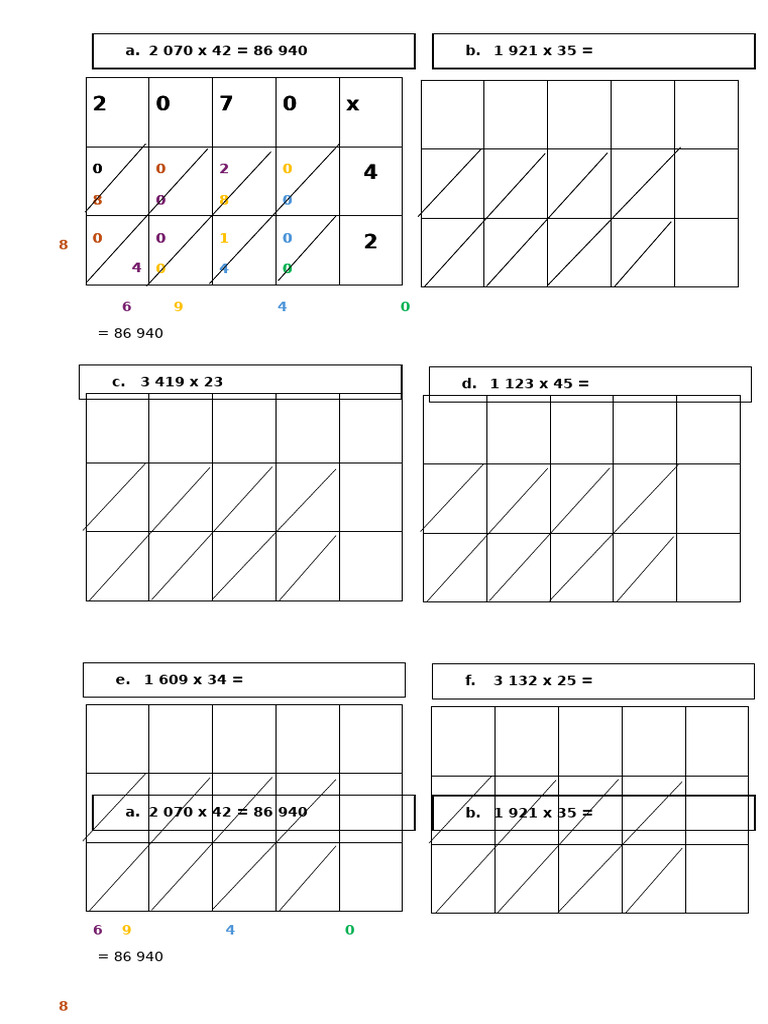 Lattice Table | PDF
