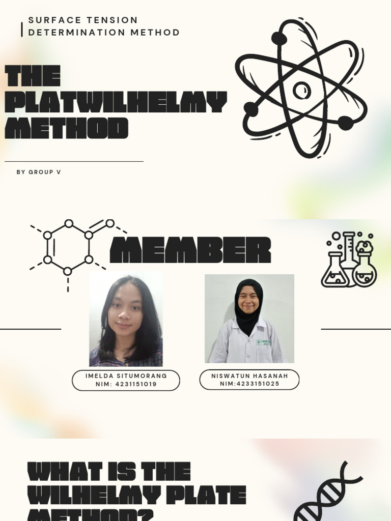 GROUP V SURFACE CHEMISTRY | PDF | Surface Tension | Liquids