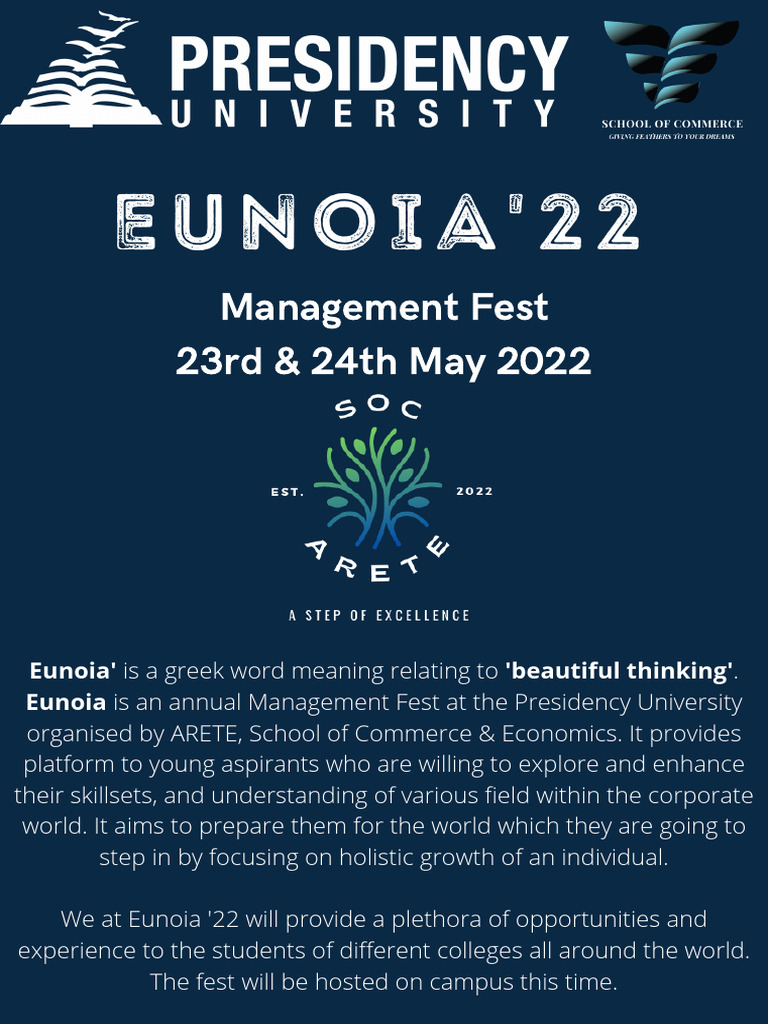 Management Fest 23rd - 24th May 2022 | PDF