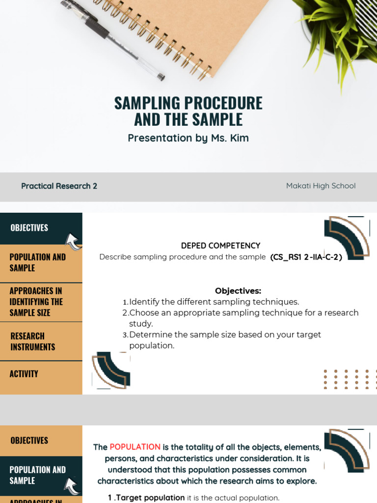 Q2 - L2-4 - Sampling Procedure and The Sample | PDF | Sampling ...