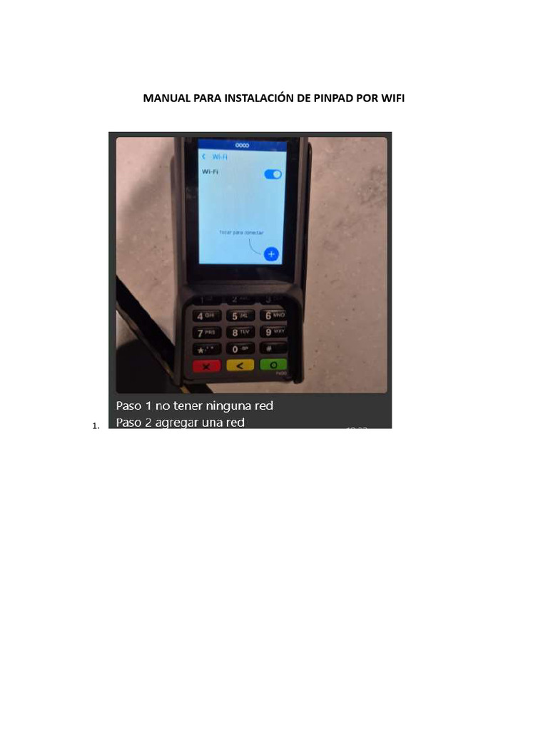 Instalación y Reset de PinPad P400 Plus | PDF