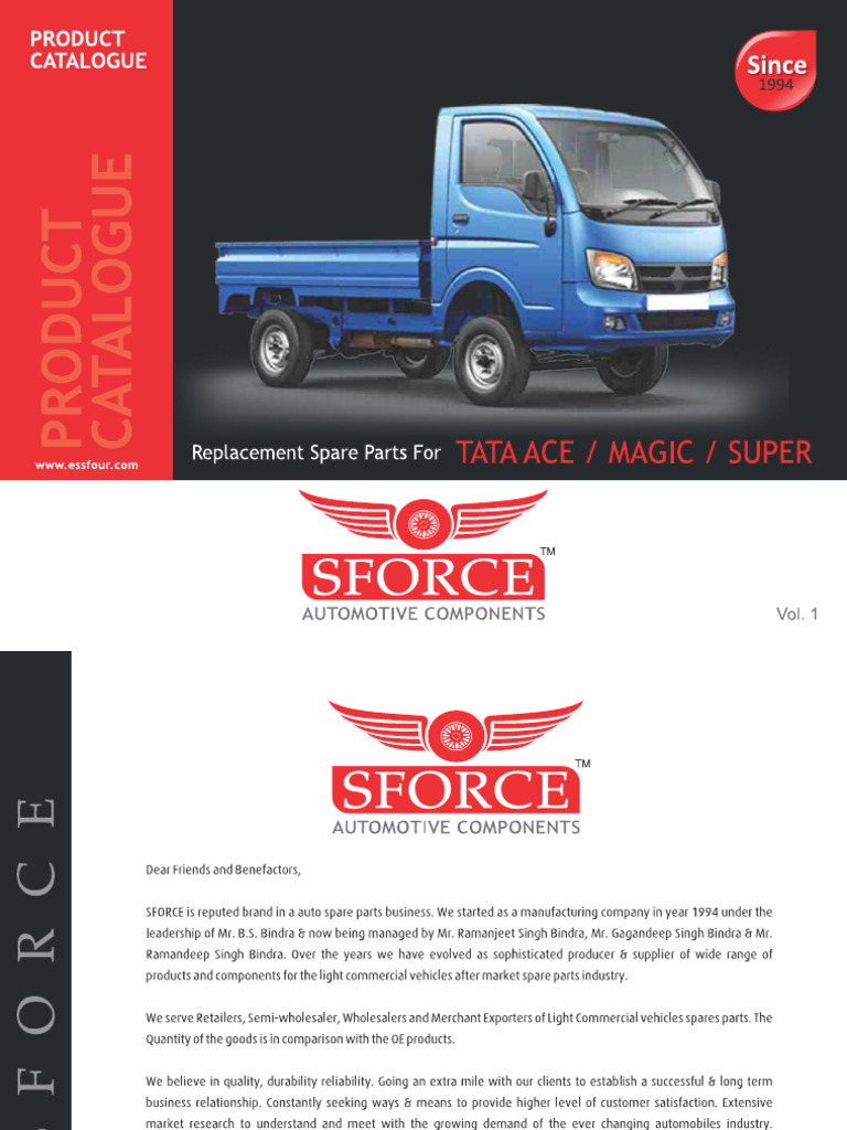 Tata Ace Spare Parts | PDF