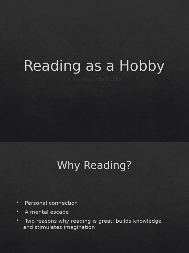 Reading_as_a_Hobby_Presentation | PDF