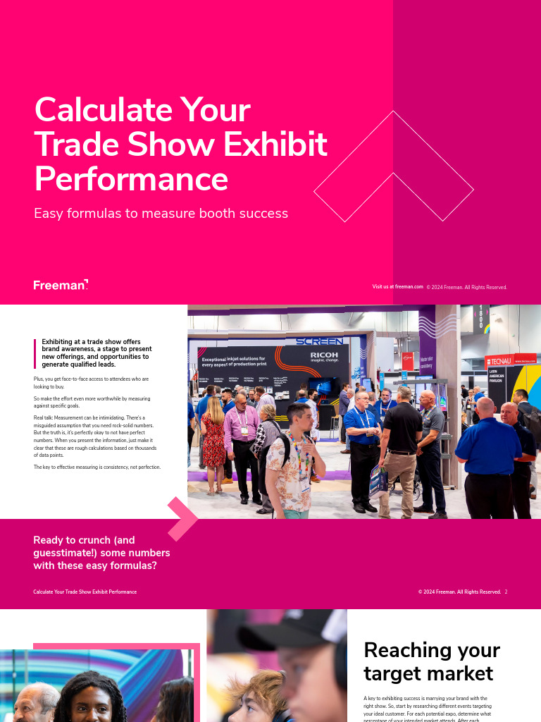 Freeman - Calculate Exhibit Booth Success | PDF | Brand | Business