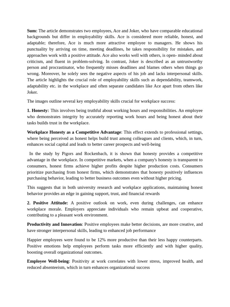 ASM1 | PDF | Job Satisfaction | Cognition