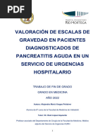 Escala BISAP en Pancreatitis Aguda | PDF | Sistema digestivo | Medicina ...