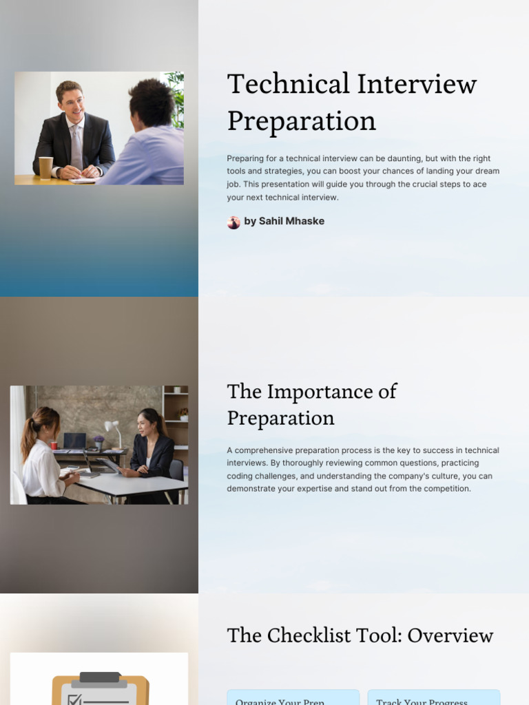 Technical-Interview-Preparation.pptx | PDF | Interview | Cognition